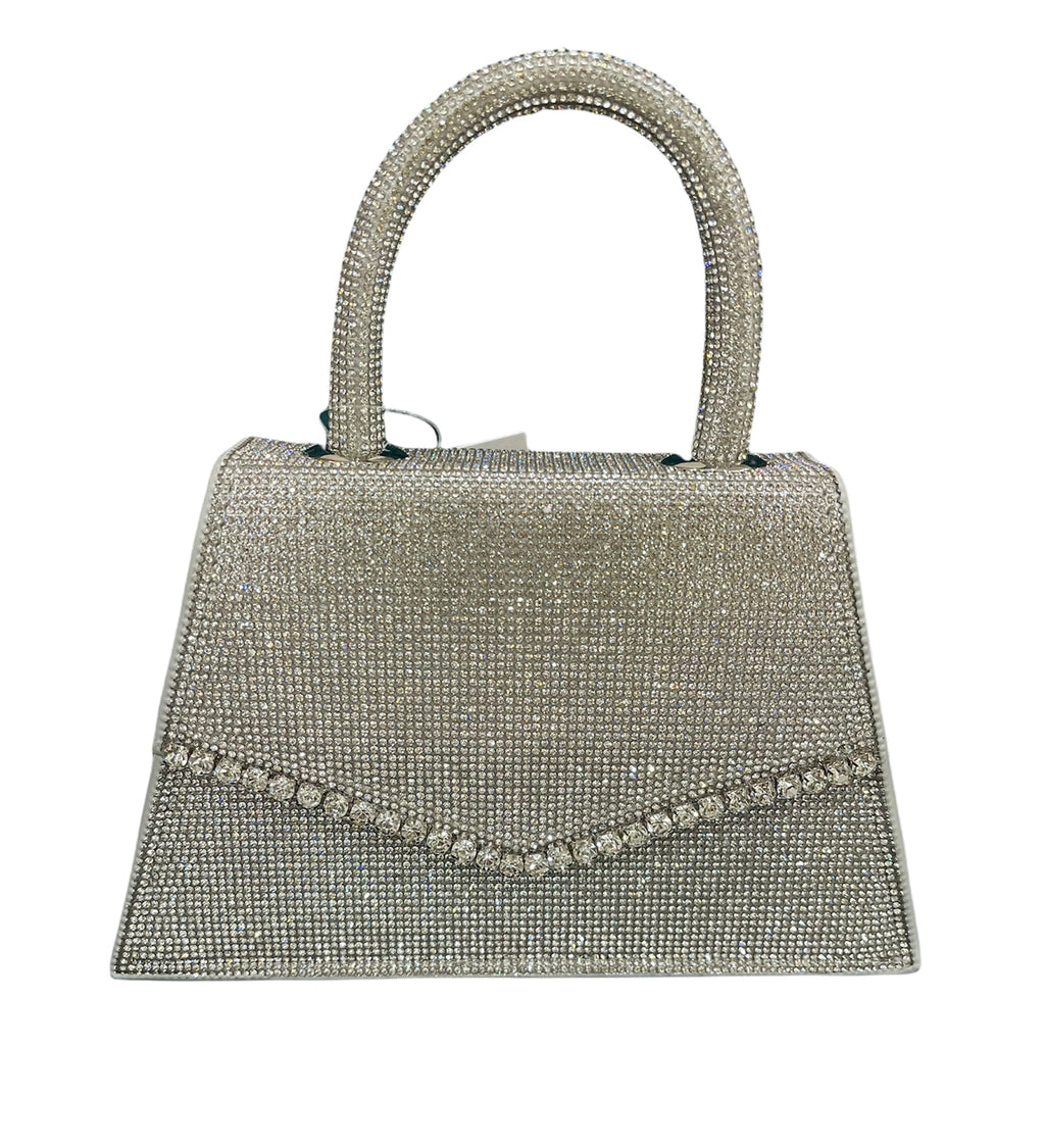 Silver Crystal Handbag – BEYOND BAROQUE